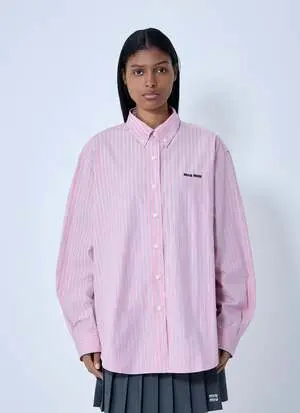 Miu Miu Classic Collar Shirts For Women