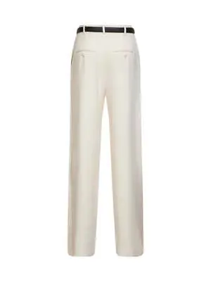 Max Mara Wide-leg Trousers With Belt