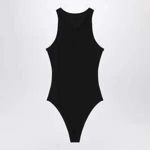 Alaïa Sleeveless Ribbed Bodysuit