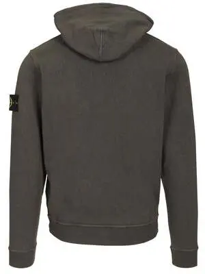 Stone Island Malfilé Cotton Hooded Sweatshirt