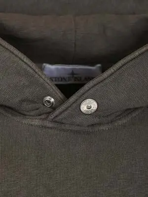 Stone Island Malfilé Cotton Hooded Sweatshirt