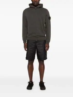 Stone Island Malfilé Cotton Hooded Sweatshirt