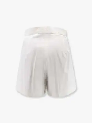 Max Mara Tabacco Stretch Cotton Shorts - Multicolor