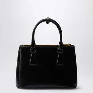 Prada Small Galleria Saffiano Leather Bag - Black