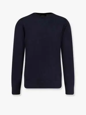 BOSS Wool, Silk, And Cashmere Crew Neck Sweater - Multicolor