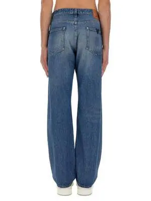 Valentino Garavani Logo Detail Jeans