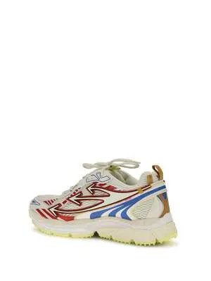 Off-White Be Right Back" Lace Up Sneakers - Multicolor