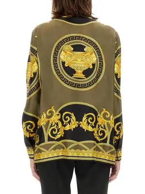 Versace La Coupe Des Dieux Silk Shirt - Multicolor