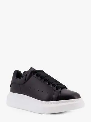 Alexander McQueen Oversized Leather Sneakers - Black