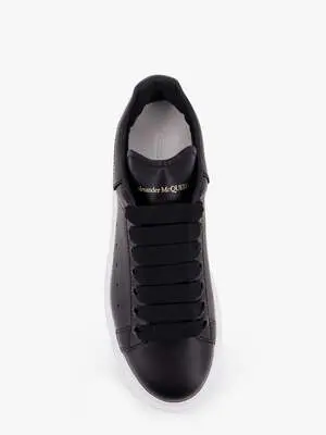 Alexander McQueen Oversized Leather Sneakers - Black
