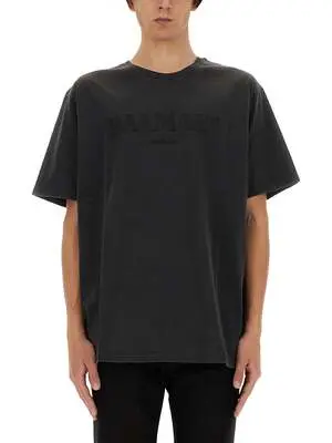 Balmain T-shirt With Logo - Multicolor