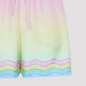 Casablanca For The Love Of Dance" Silk Shorts - Multicolor