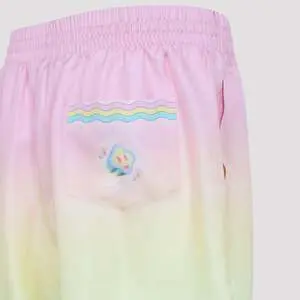 Casablanca For The Love Of Dance" Silk Shorts - Multicolor