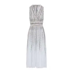 Missoni V-neck Sleeveless Empire Waist Midi Dress