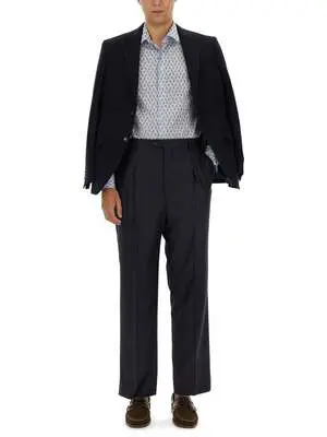 Etro Single-breasted Jacket In 100% Cashmere