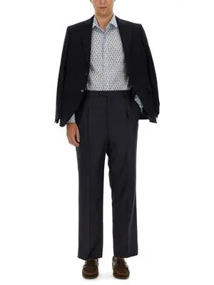 Etro Single-breasted Jacket In 100% Cashmere