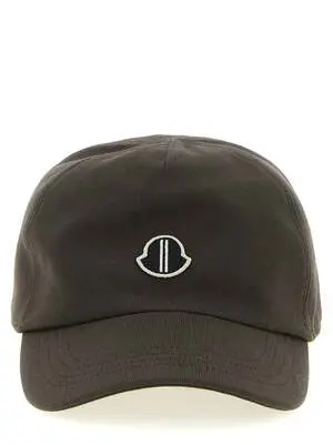 Rick Owens Moncler + Cotton Cap With Logo - Brown