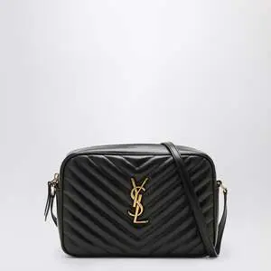 Saint Laurent Lou Quilted Leather Camera Bag - Black