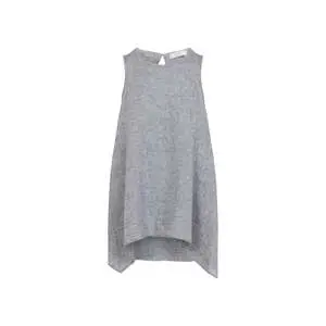 Peserico Sleeveless Asymmetric Top - Blue