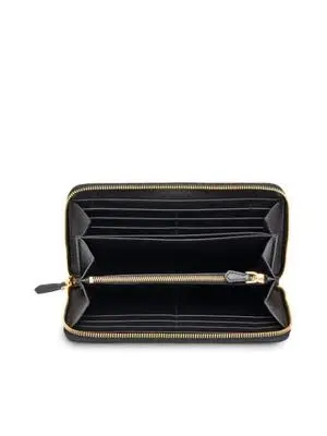 Prada Large Saffiano Wallet - Black