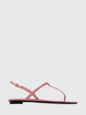Prada Calf Leather Heeled Sandal - Pink
