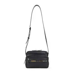Valentino Garavani Leather Shoulder Bag With Stud Embellishment