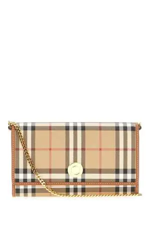 Burberry Crossbody Bag With Chain Strap - Multicolor