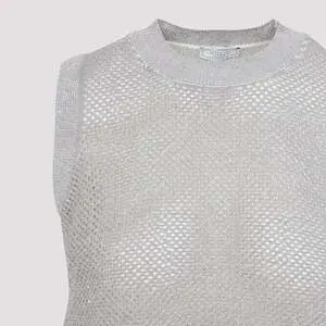 Peserico Metallic Knit Gilet