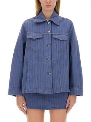 GANNI Denim Jacket - Blue