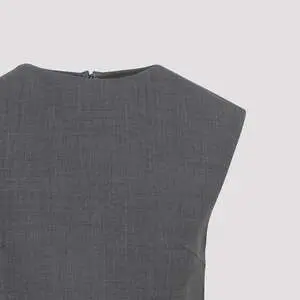 JIL SANDER Sleeveless Wool And Silk Top