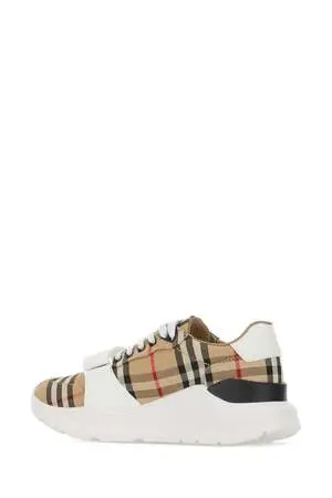 Burberry Checked Lace-up Sneakers