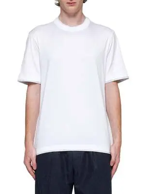 Brunello Cucinelli T-shirt With Print - Multicolor