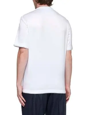 Brunello Cucinelli T-shirt With Print - Multicolor