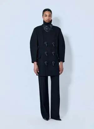 Bottega Veneta Double-breasted Coat With Knot Detail