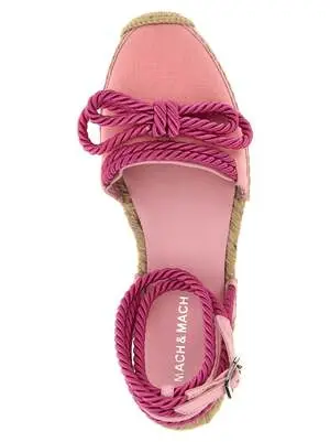 Mach & Mach Double Bow Riviera Espadrilles