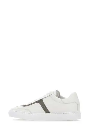 Brunello Cucinelli Leather Lace-up Sneakers - Multicolor