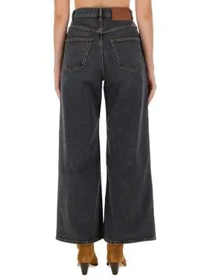 Etro Baggy Jacquard Jeans - Gray