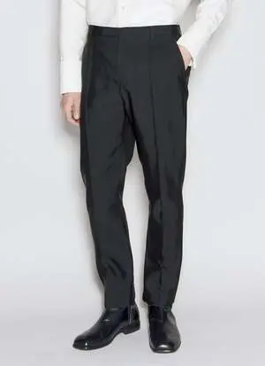 Saint Laurent High-waisted Faille Tailored Pants