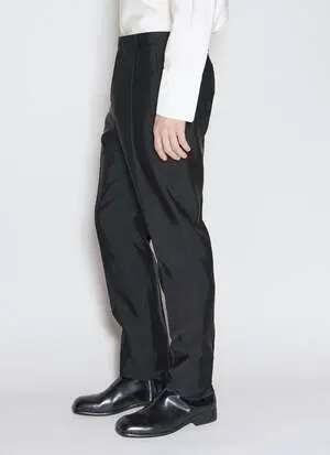 Saint Laurent High-waisted Faille Tailored Pants