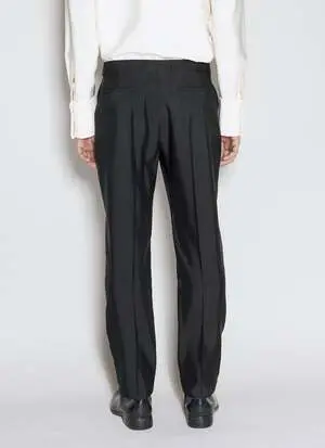 Saint Laurent High-waisted Faille Tailored Pants