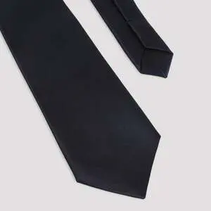 Saint Laurent Silk Tie - Blue