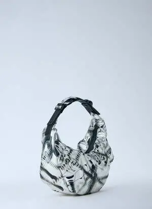 INNERRAUM Object Hm2 Small Crunch Half Moon Bag