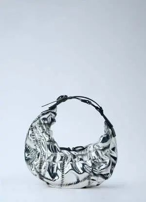 INNERRAUM Object Hm2 Small Crunch Half Moon Bag
