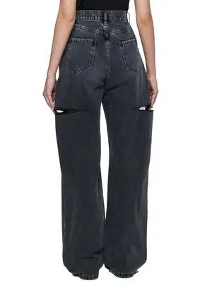 MAISON MARGIELA Cut-out Tapered Leg Jeans