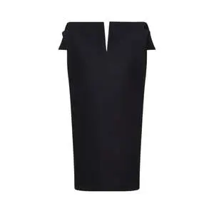 Balenciaga Wool Vareuse Dress - Black