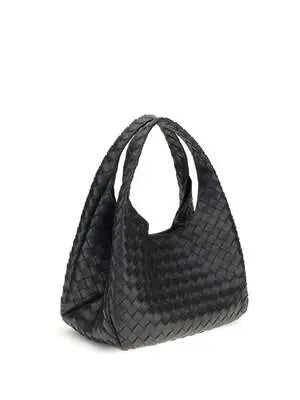 Bottega Veneta Campana Shoulder Bag - Black