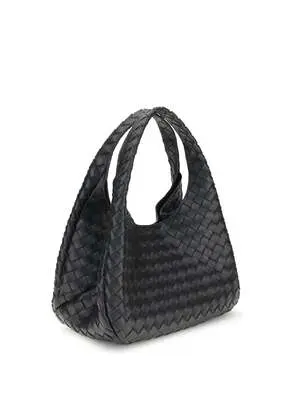 Bottega Veneta Campana Shoulder Bag - Black