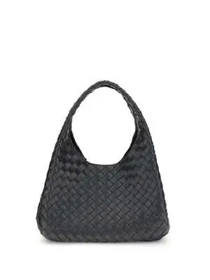 Bottega Veneta Campana Shoulder Bag - Black