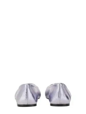 Marni Ballerina Flats With Little Bow Detail - Purple