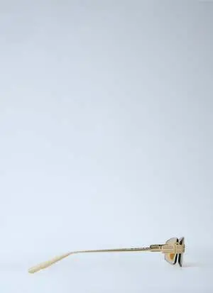 Balenciaga Rectangle Rimless Sunglasses